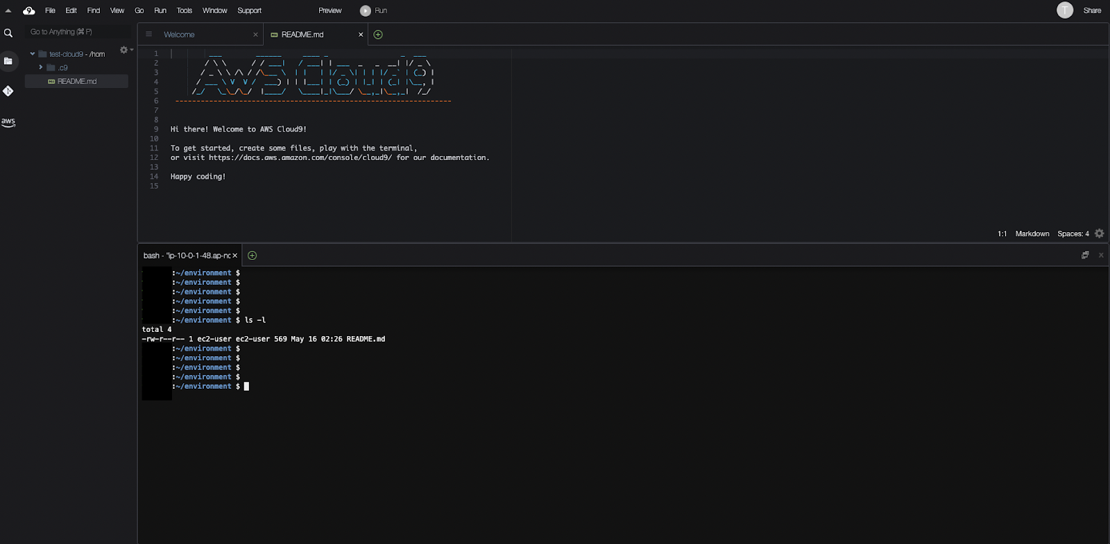 ITの勉強にAWS Cloud9を使ってみては？ | AWS運用最適化サービス cloud link (クラウドリンク)