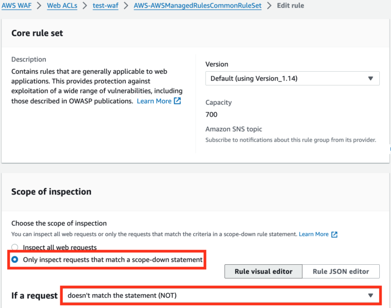 AWS WAF でブロックされた特定の URI リクエストに対して除外設定を適用させてみた | AWS運用最適化サービス cloud link (クラウドリンク)